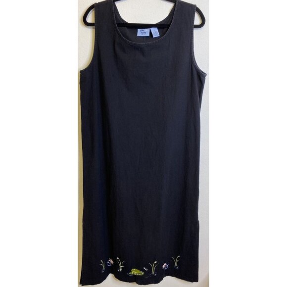 Jane Ashley | Dresses | Jane Ashley Overall Jumper Maxi Dress Black ...